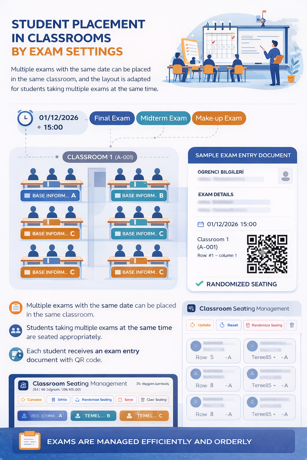 Exam Classroom Placement System | Yusuf Elmuhammed